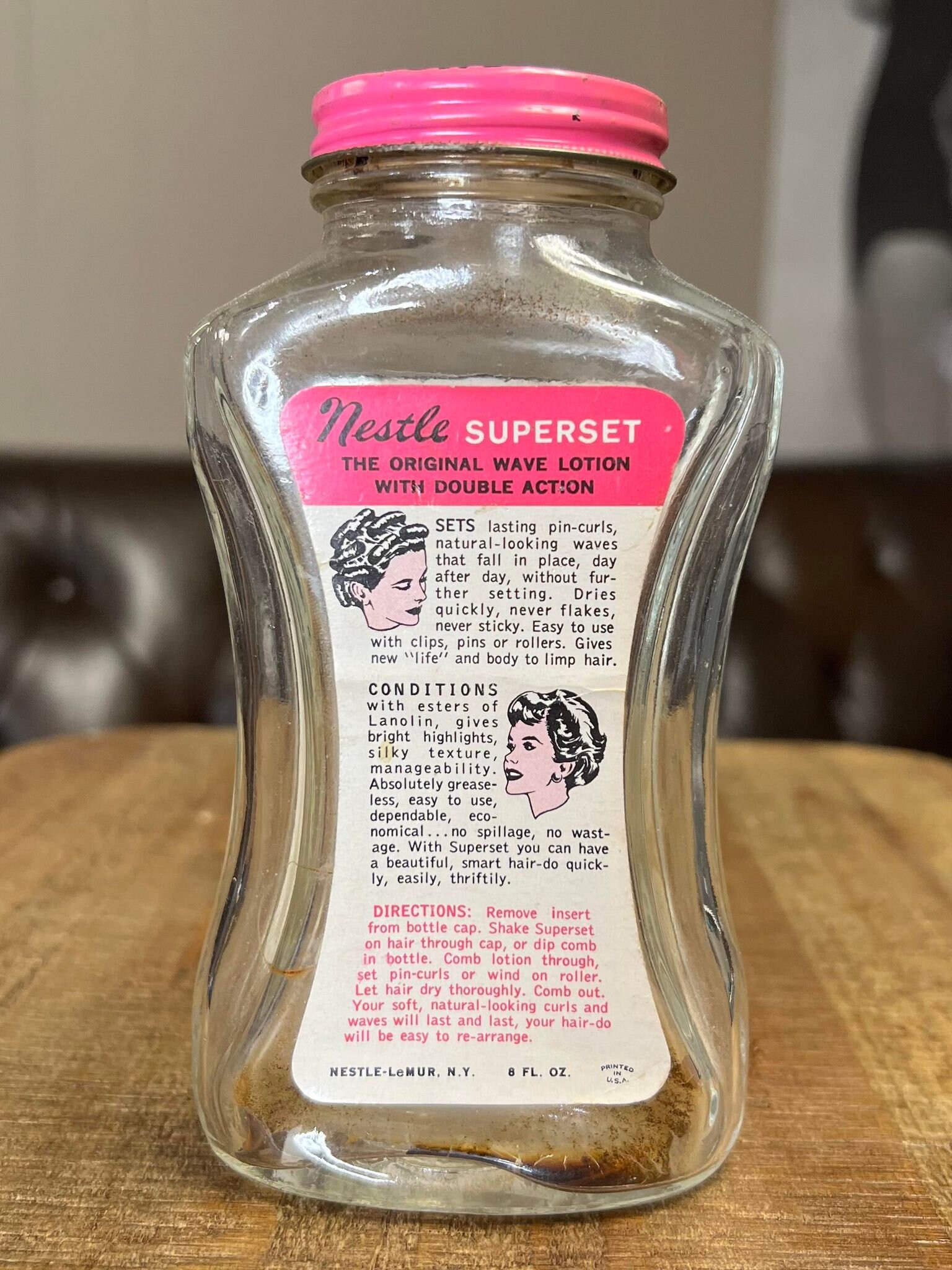 Nestle Superset Hair Wave Lotion Vintage Hair Style Graphics - Etsy