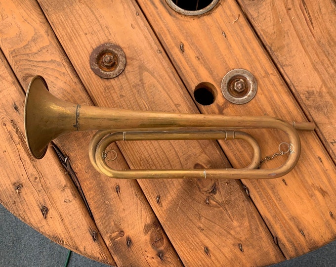 Vintage J. La Rosa & Co. Trumpet - Bugle - Antique Military Boy Scout ...