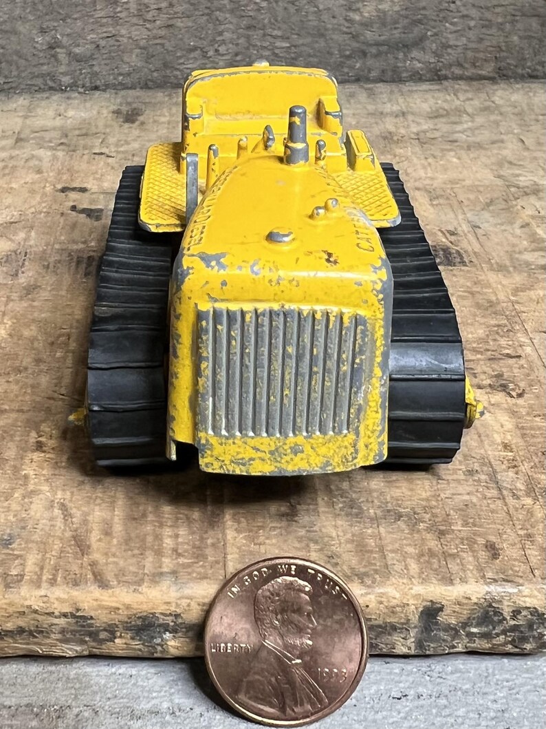 Vintage Tootsietoy Home Builders Caterpillar Diesel Bulldozer Metal Toy ...
