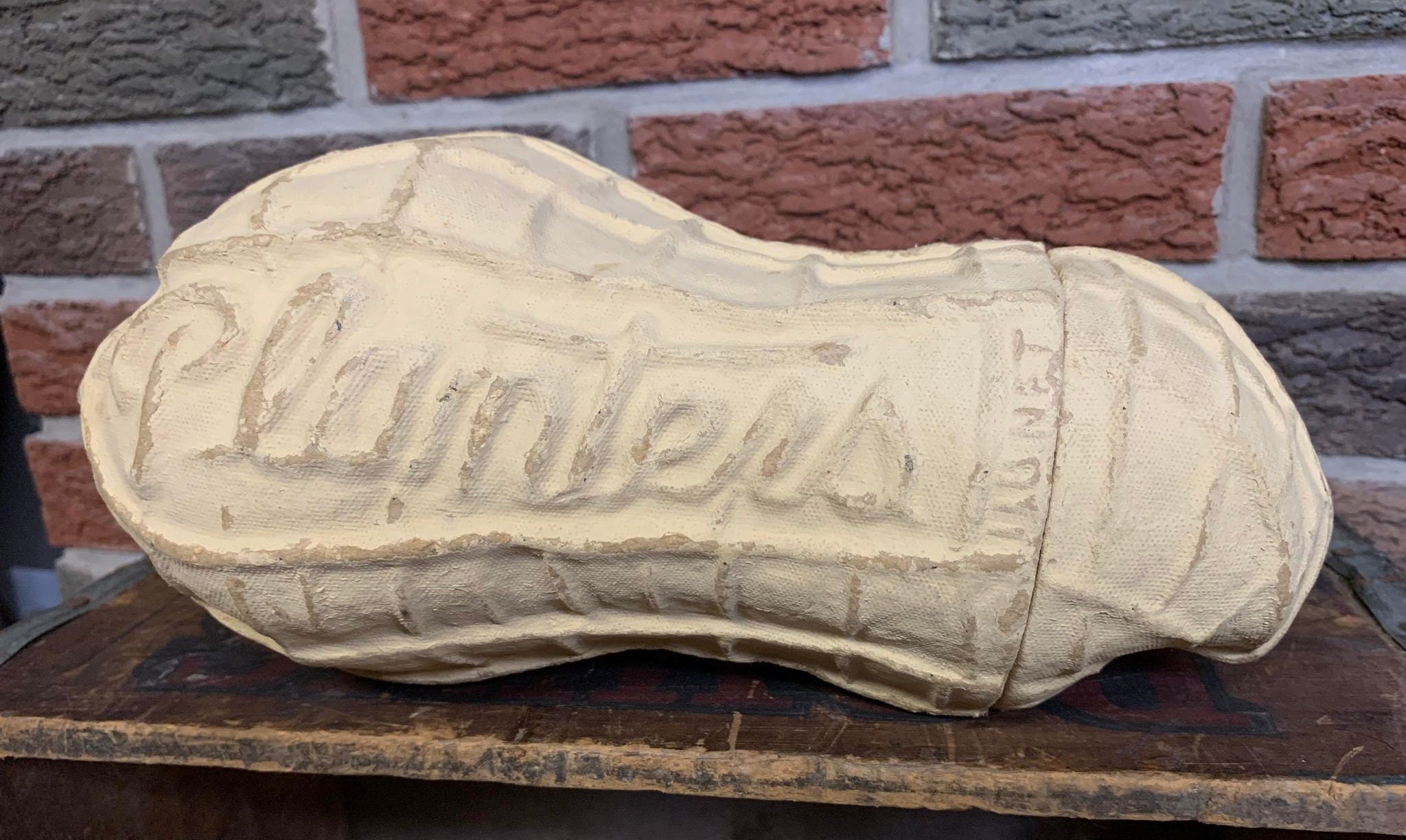 Planters Peanut Pressed Cardboard Paper Mache Container Vintage Store ...