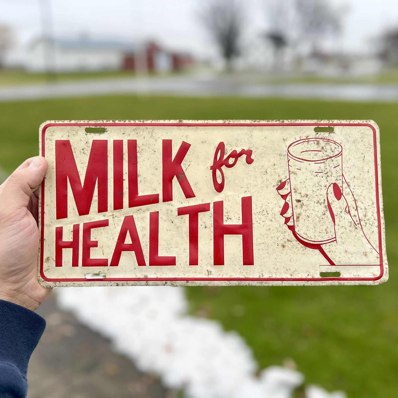 Vintage Dairy Sign - Etsy
