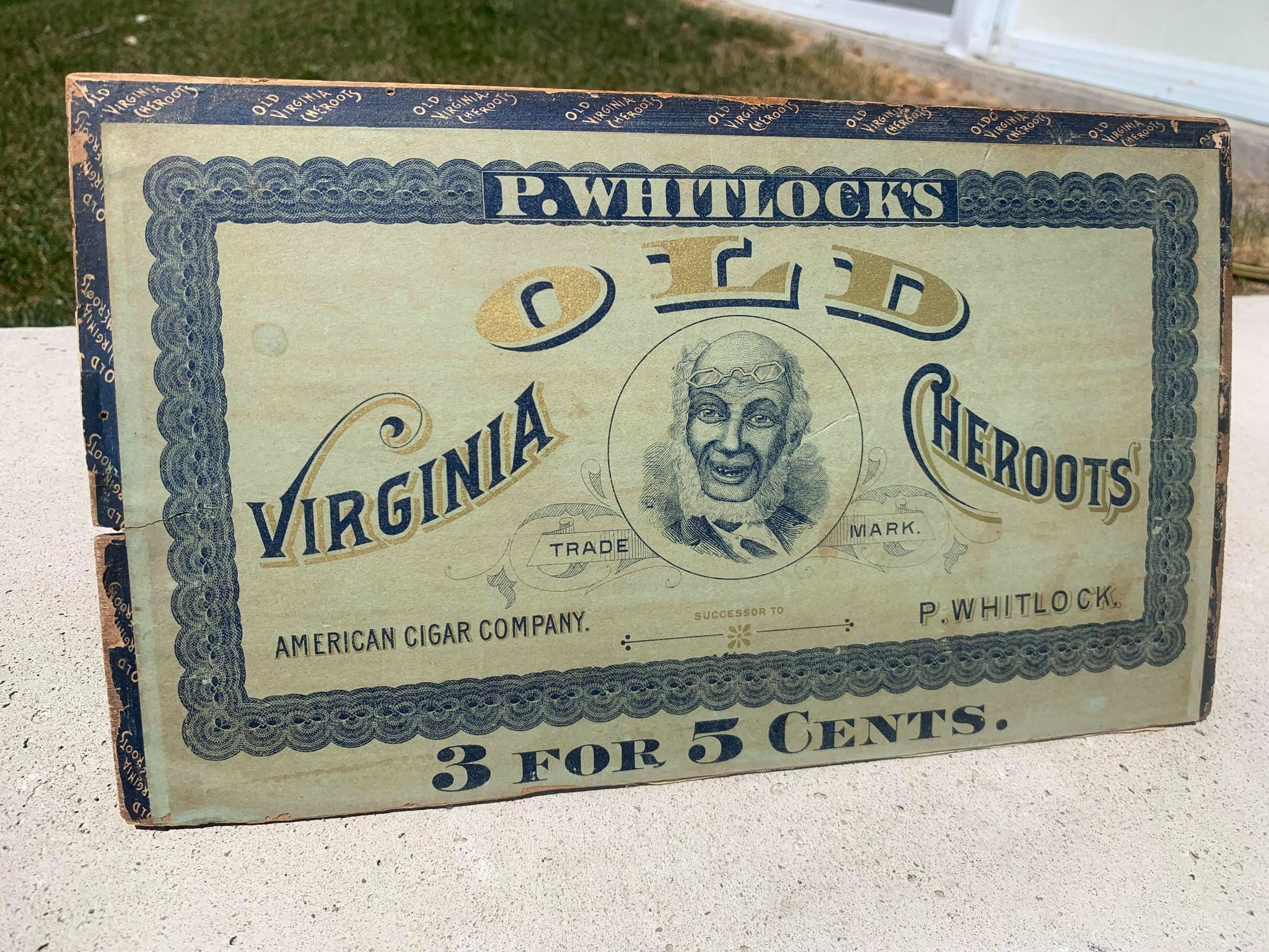 Old Virginia Cheroots Box Top Artwork Antique Advertising - Etsy.de