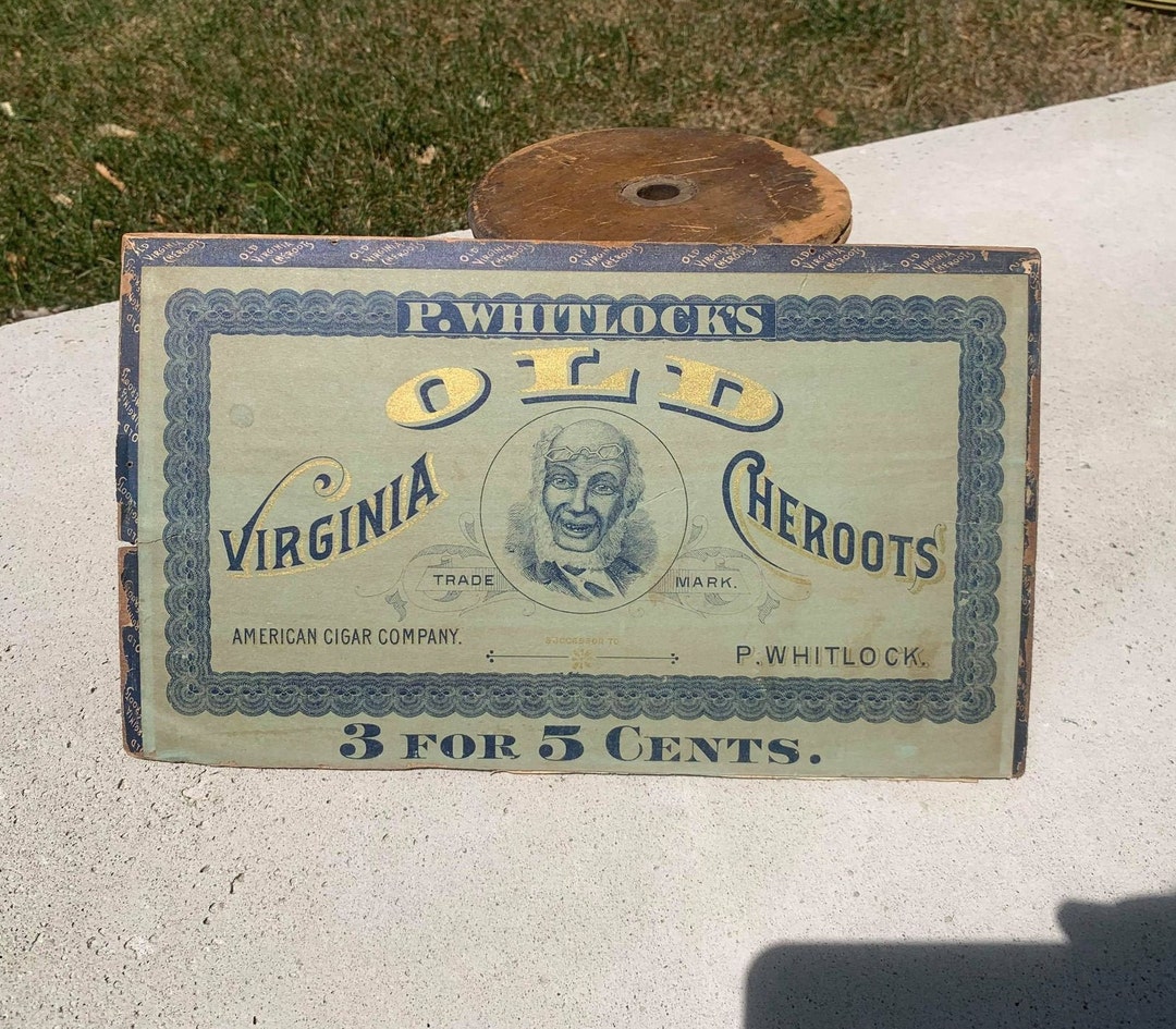 Old Virginia Cheroots Box Top Artwork Antique Advertising - Etsy