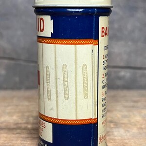 Vintage Johnson & Johnson Red Cross Band Aid First Aid Tin Container ...