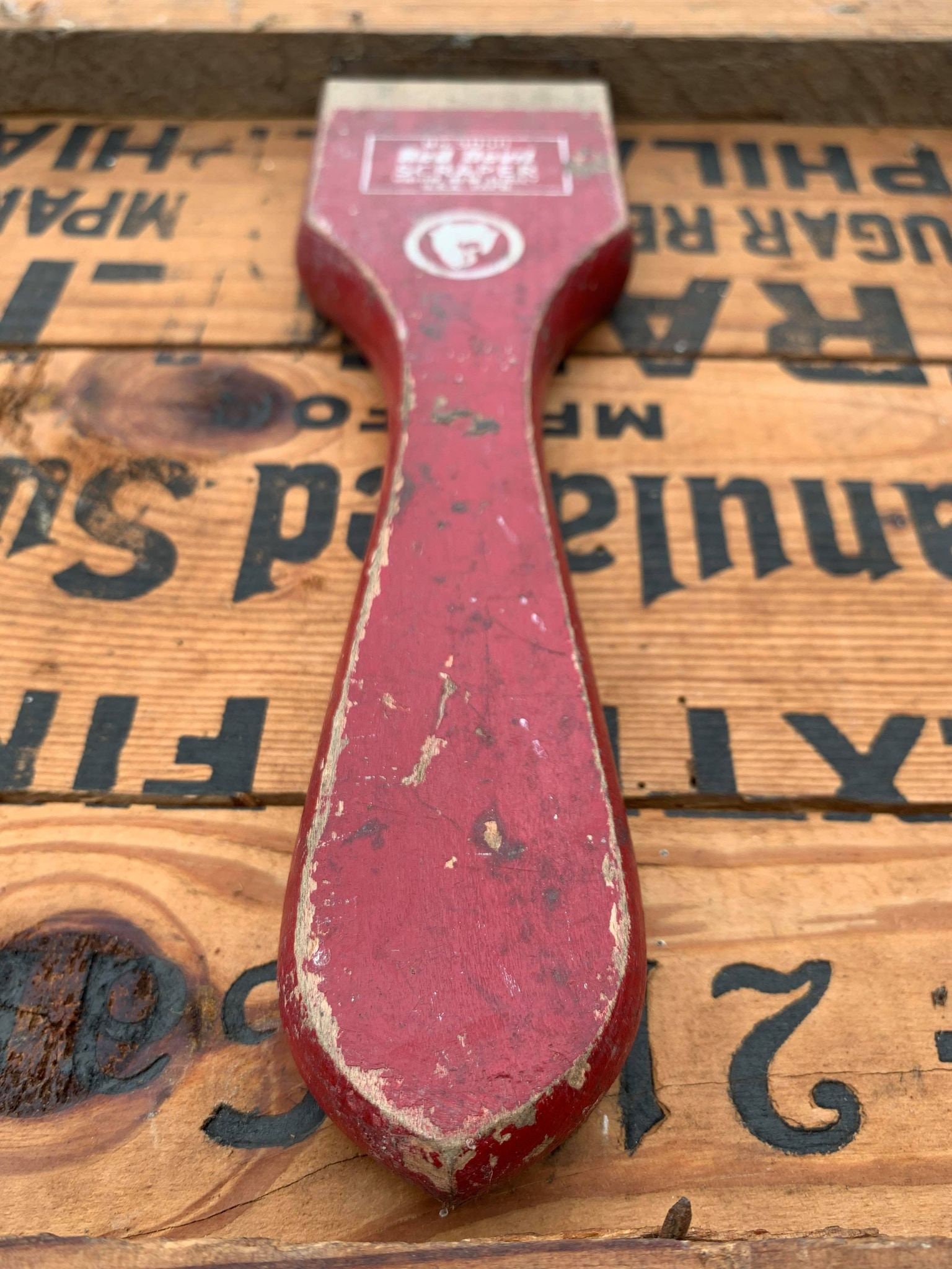 Vintage Red Devil Wood Scraper Old Tools Great Patina - Etsy