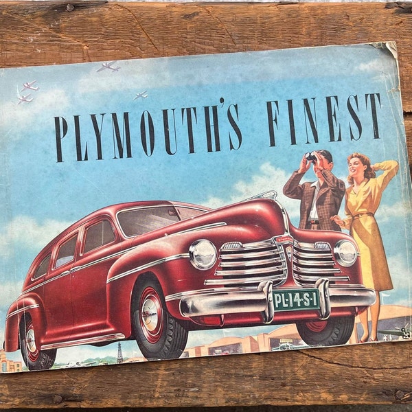Old Car Brochures - Etsy