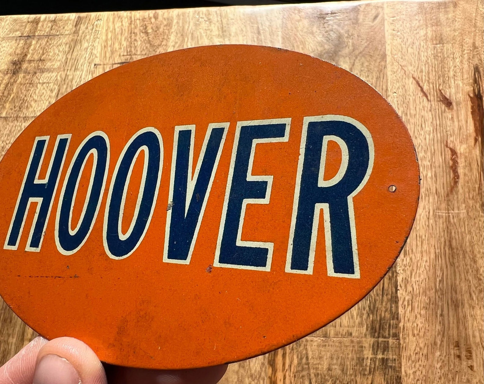 Herbert Hoover Painted Metal License Plate Topper Sign - Early Antique ...
