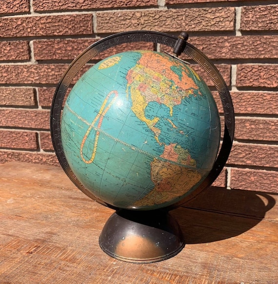Replogle Globes Chicago Antique 20th Century Floor Globe For Sale