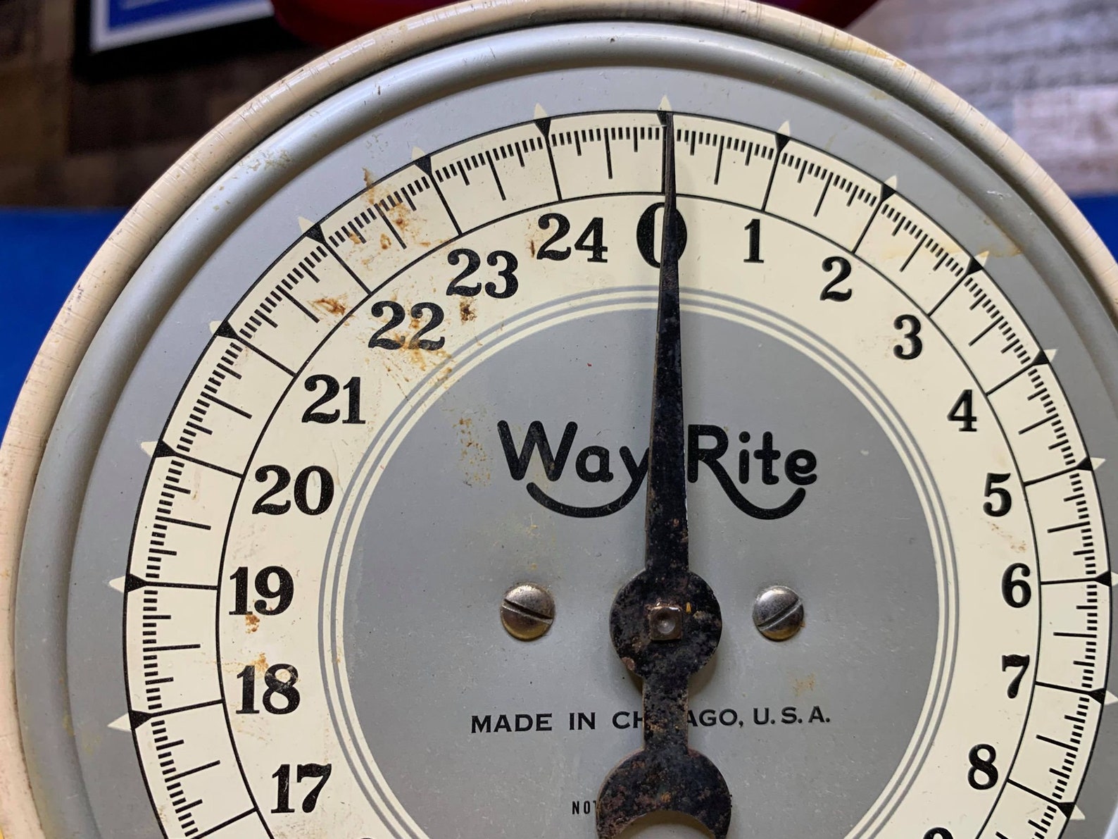 Retro Way Rite Kitchen Scale 25 Lbs. Vintage Home Decor - Etsy