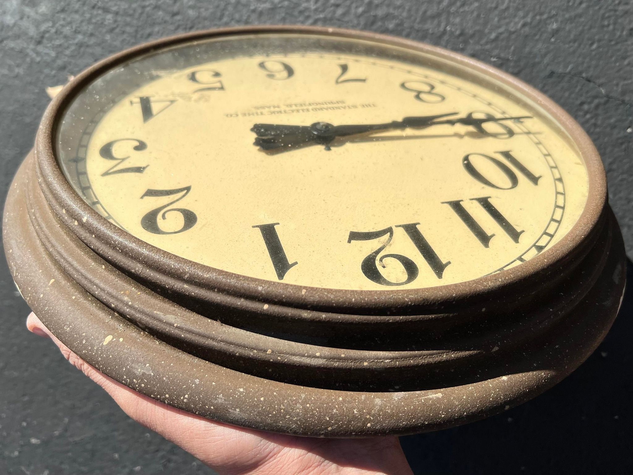 The Standard Electric Time Co. Springfield Mass. Vintage - Etsy
