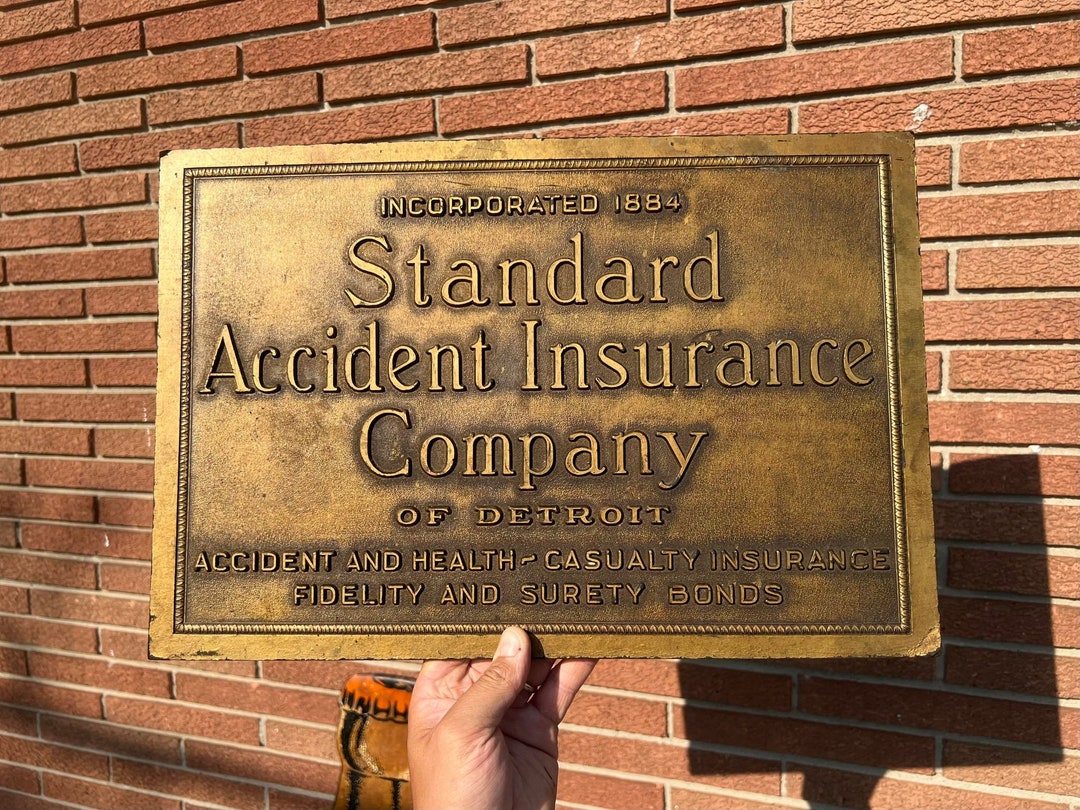 Standard Accident Insurance Company of Detroit - Antique Advertising ...