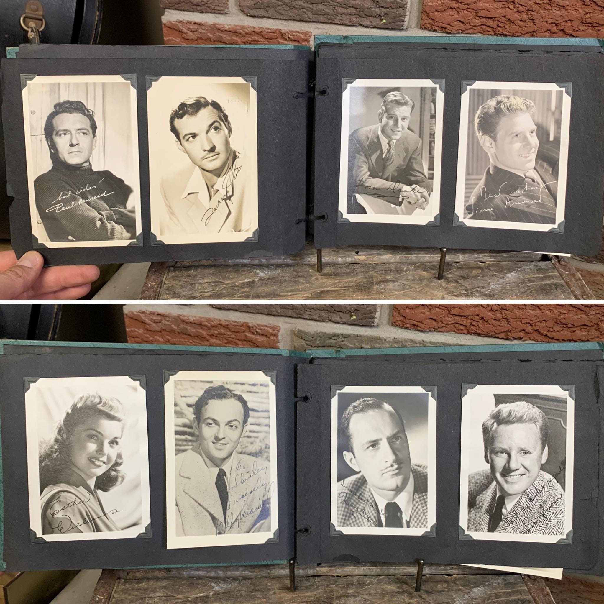 Vintage Photographs Album Famous Actors Actresses Headshots Publicity ...