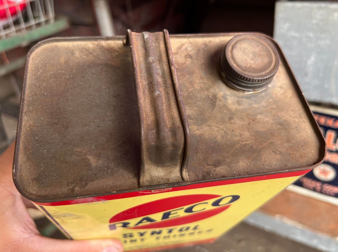 Vintage RAECO Syntol Paint Thinner Can - JH Rae Oil Co. - Rochester NY ...