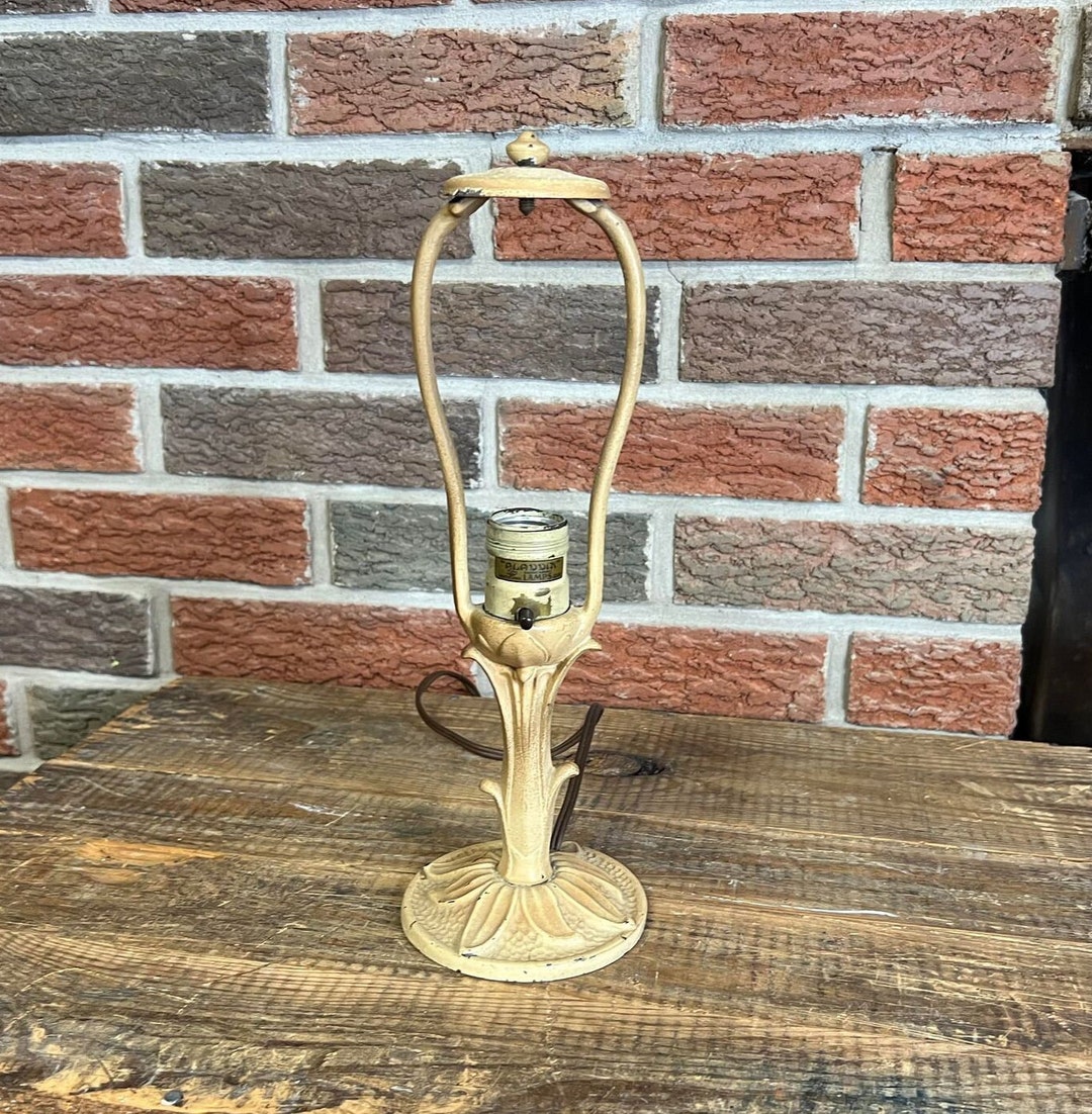 Antique Cast Iron "aladdin" Electric Lamp - Vintage Desk Lighting ...