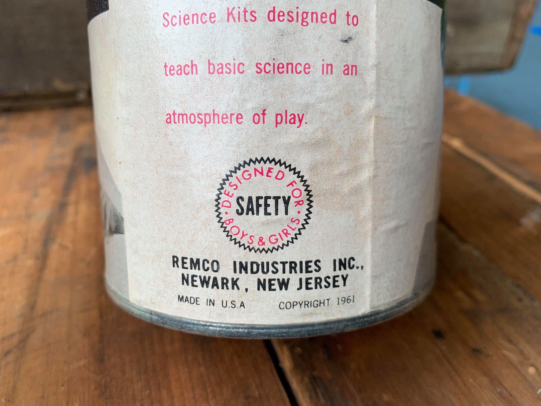 1961 Remco Industries Science Kit Electro Magnetism Vintage Science Lab ...
