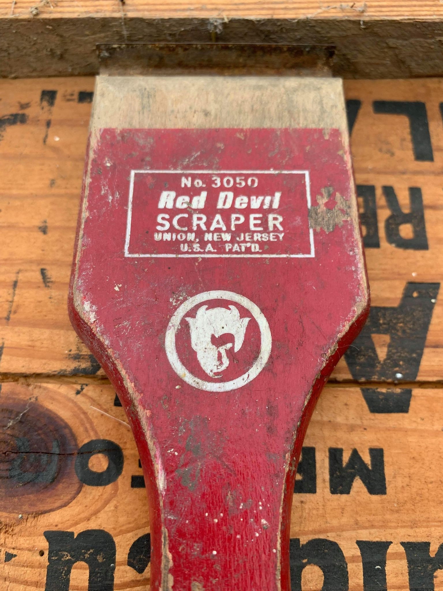 Vintage Red Devil Wood Scraper Old Tools Great Patina - Etsy