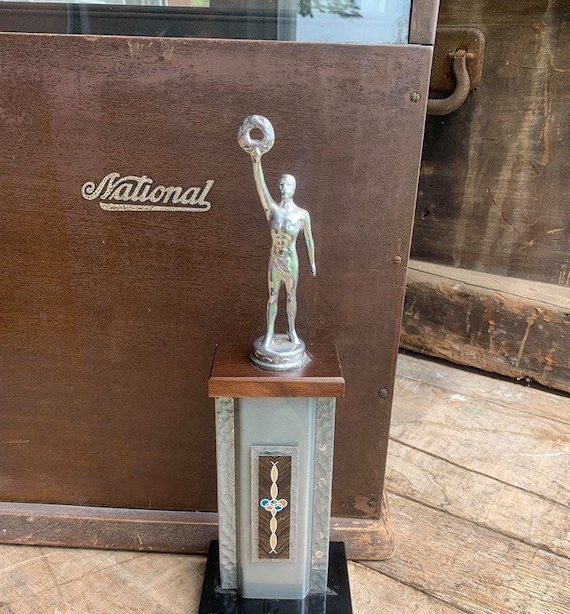 Vintage Olympic Style Trophy Retro Award Olympic Game - Etsy