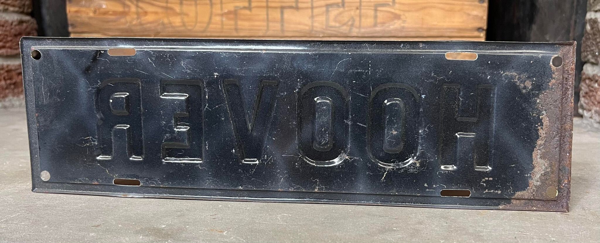 Herbert Hoover License Plate Topper Sign - Presidential Campaign ...