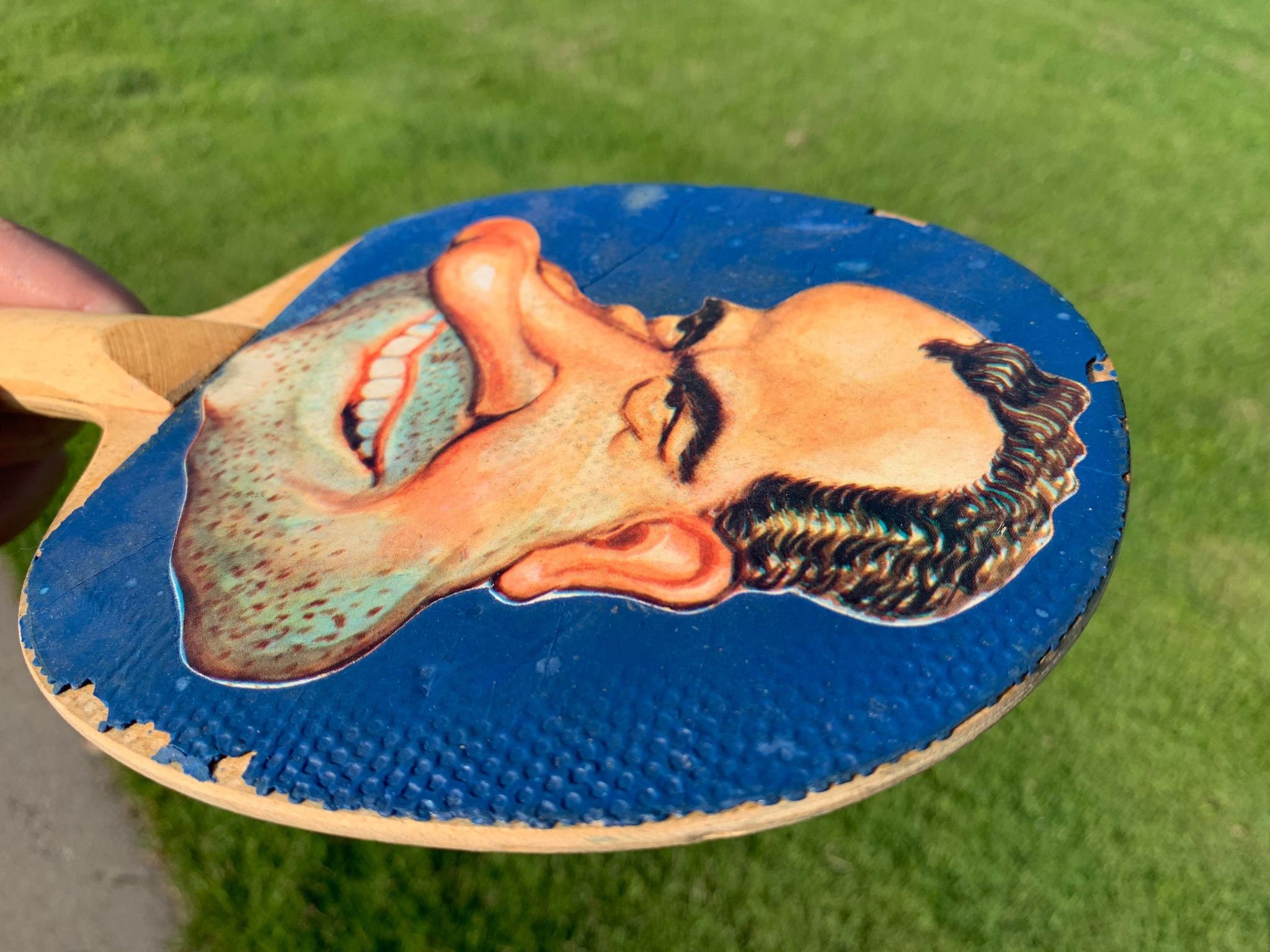 1970's Richard Nixon Ping Pong Paddle Tricky Dick - Etsy