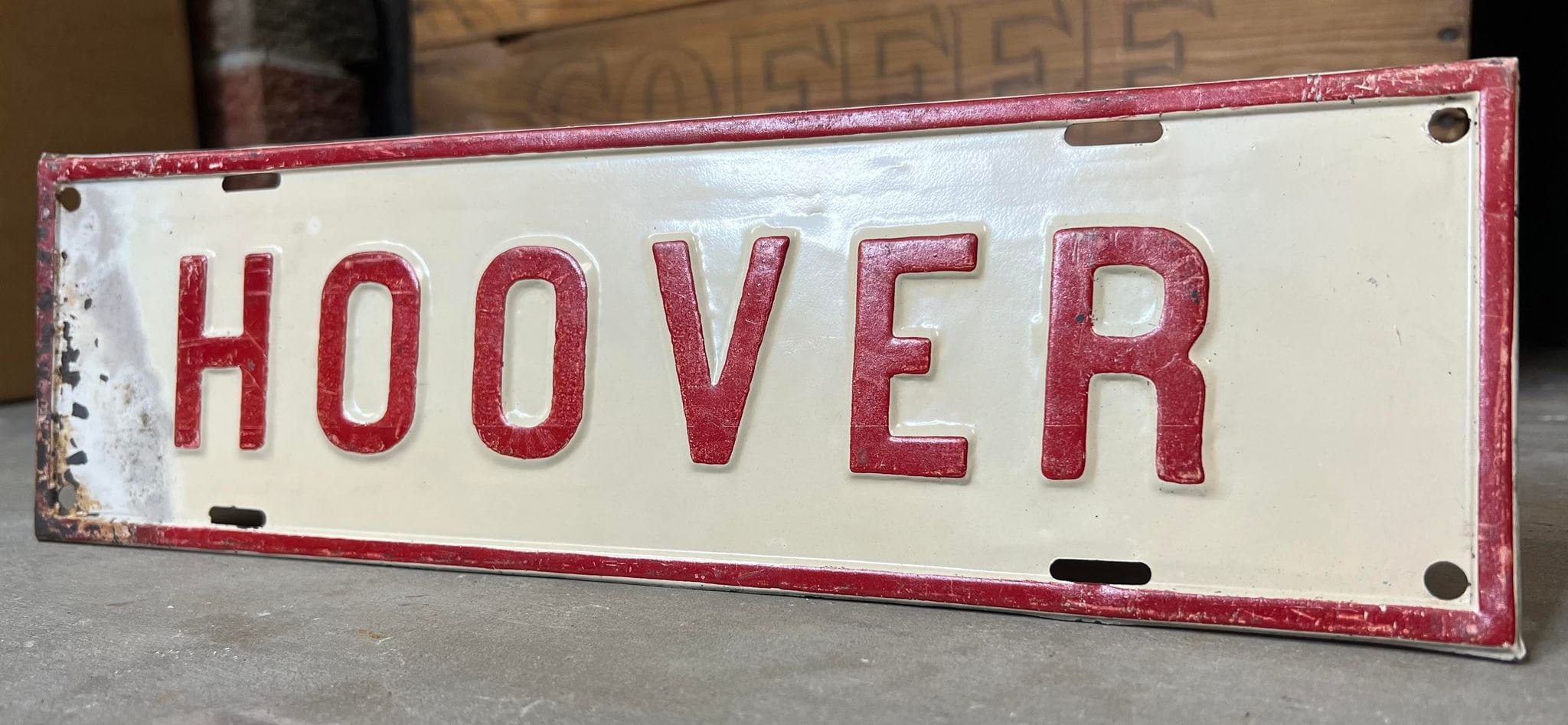 Herbert Hoover License Plate Topper Sign - Presidential Campaign ...