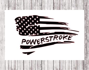 Powerstroke decal | Etsy