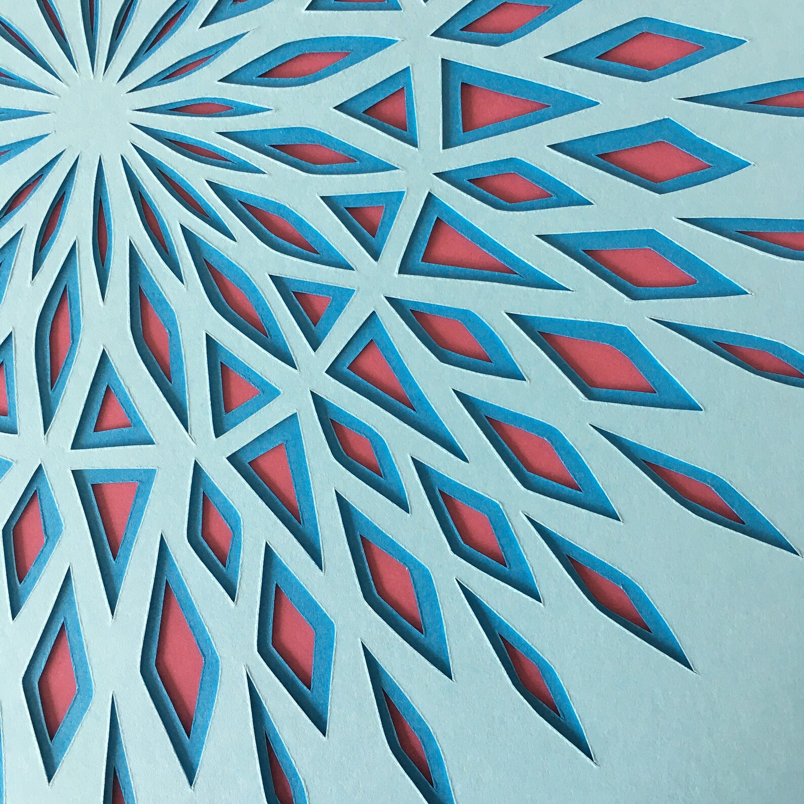 Papercut Layered Papercut Art Mandala-style Art - Etsy UK