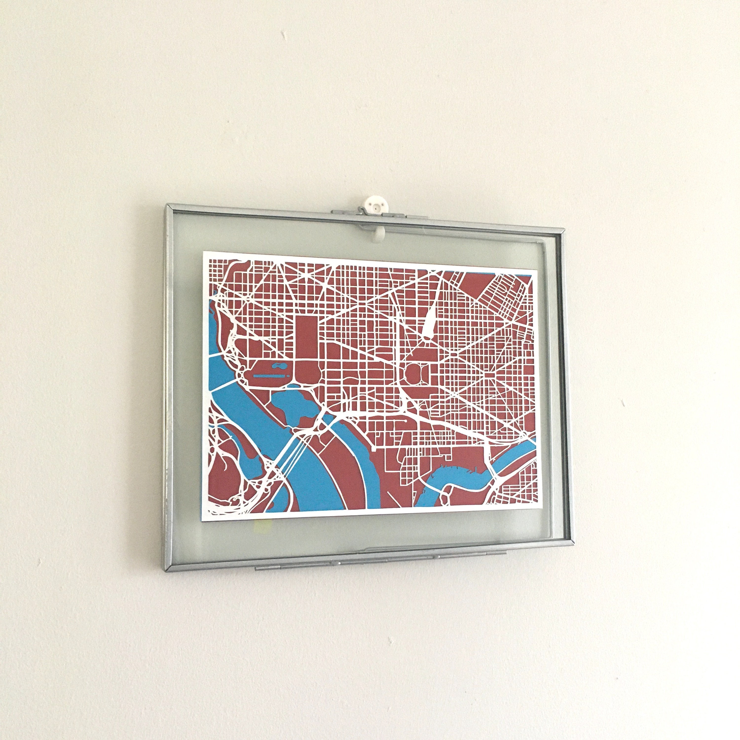 Papercut Map - Personalized Handcut Map - Etsy