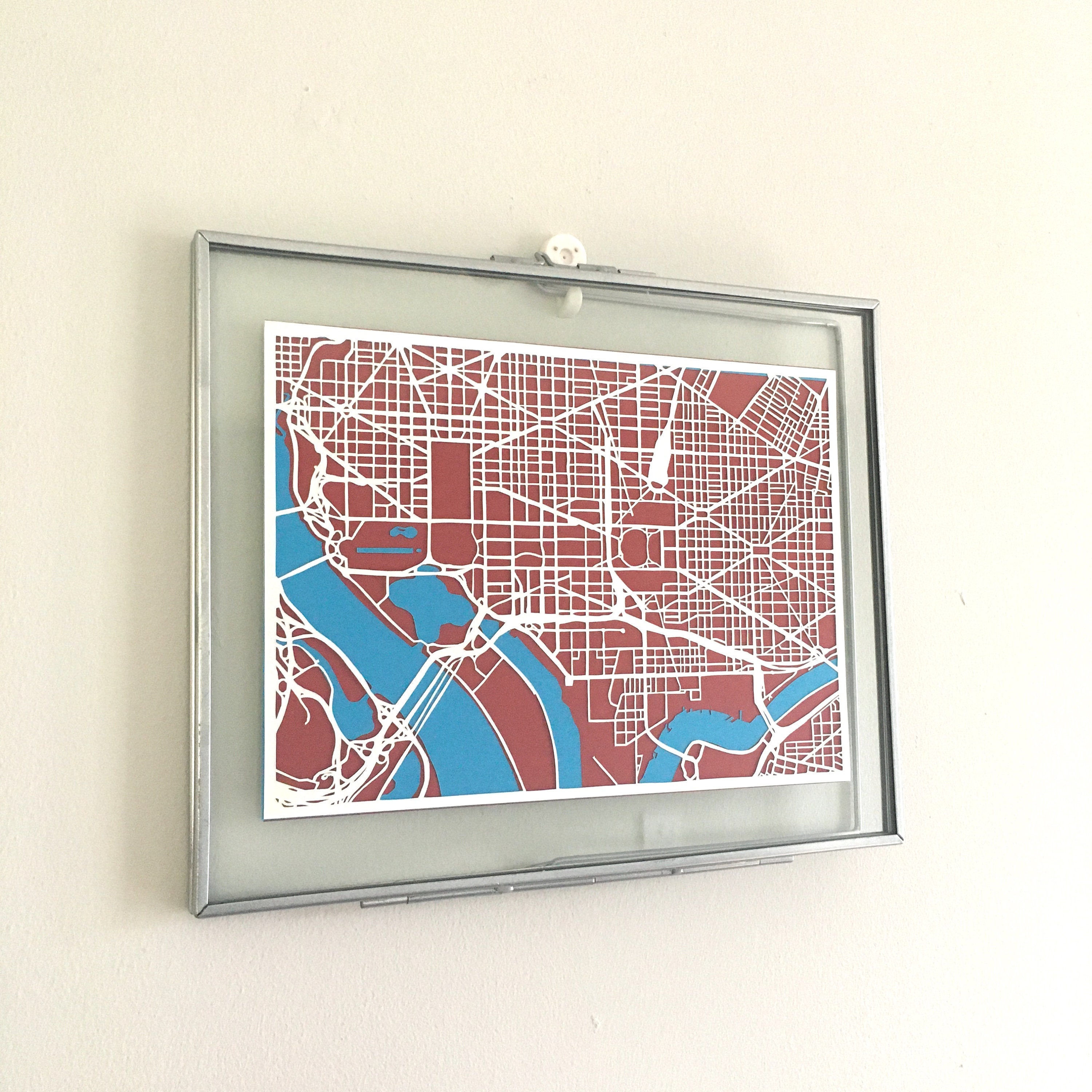 Papercut Map - Personalized Handcut Map - Etsy