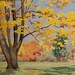 Bessie A. Fry Symons 1934 Maple Trees Watercolor - Vancouver British ...