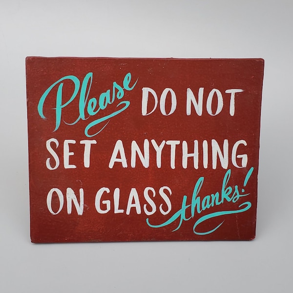 Do Not Lean Sign - Etsy