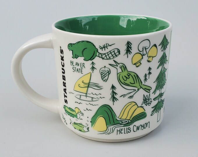 Oregon Starbucks Collector Coffee Mug - Been There Series - State Flag ...