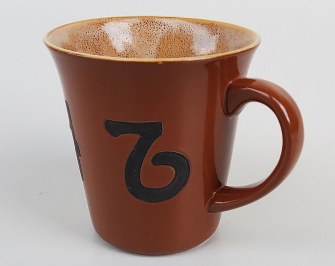 Cowboy Living Buckaroo Stoneware 14 Ounce Coffee Cup - Cattle Branding ...