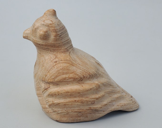 C M Copeland Jr. Folk Art Carving Wooden Carved Bird Figure ...