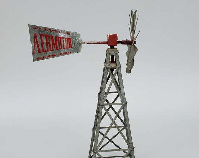 Aermotor Metal Windmill Store Display - 1960's Era Aermotor Water ...