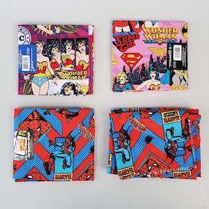 Super Hero's Fat Quarters - Marvel Comics Group - DC Comics - Spider ...