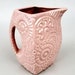 Niloak Art Pottery Daisy Design Pitcher - Pink Glossy Glaze - Nice ...
