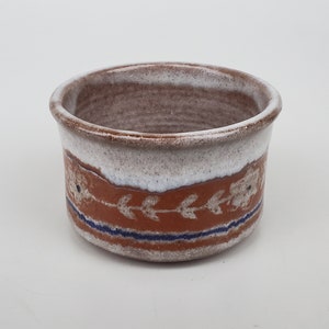 Barbara Brotman Northwest Studio Pottery Bowl - Hand Decorated Floral ...