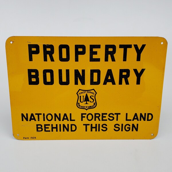 Forest Service Sign - Etsy