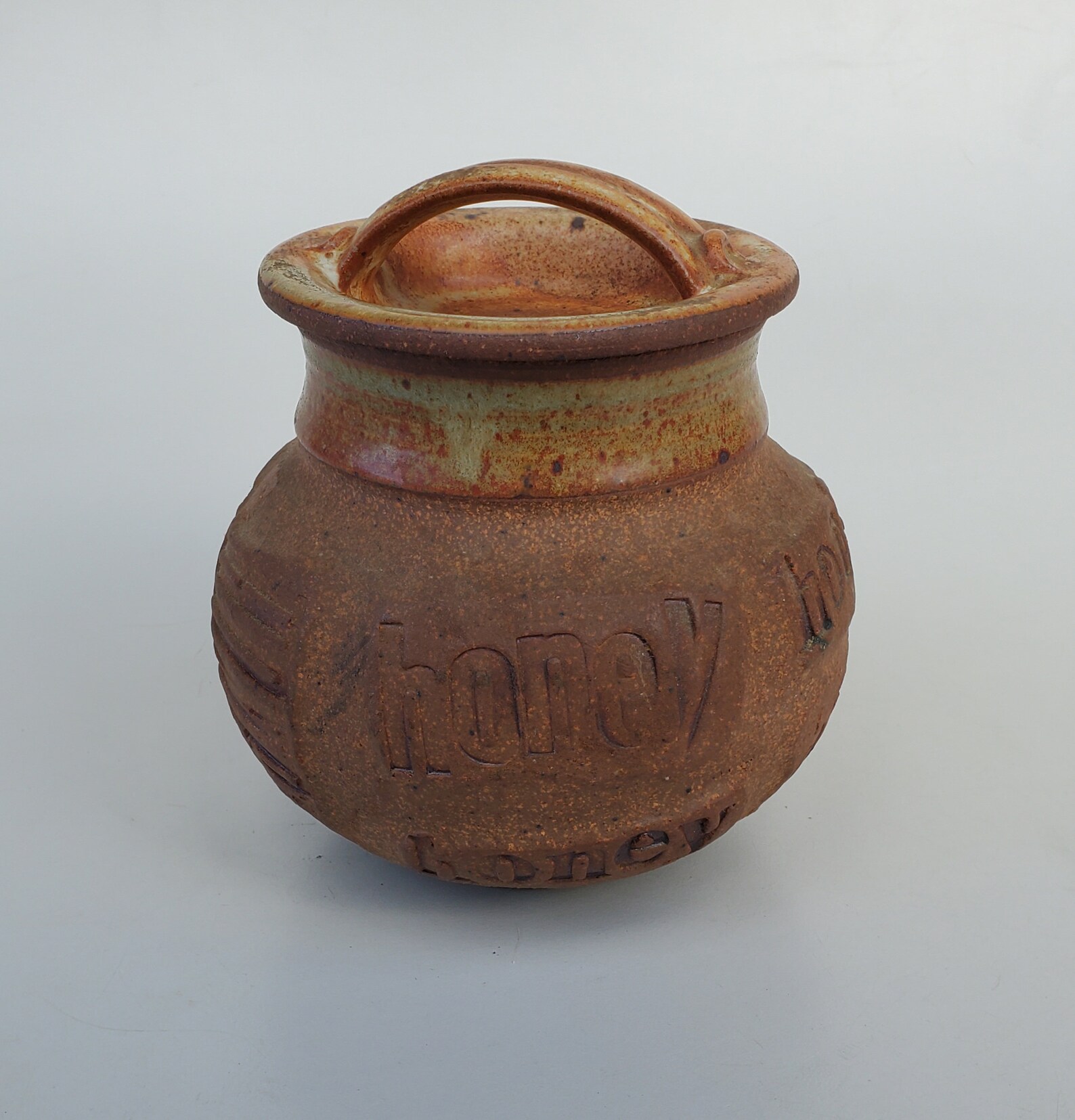 Donna and Jeff Tousley Northwest Studio Pottery Honey Pot - Stamped ...