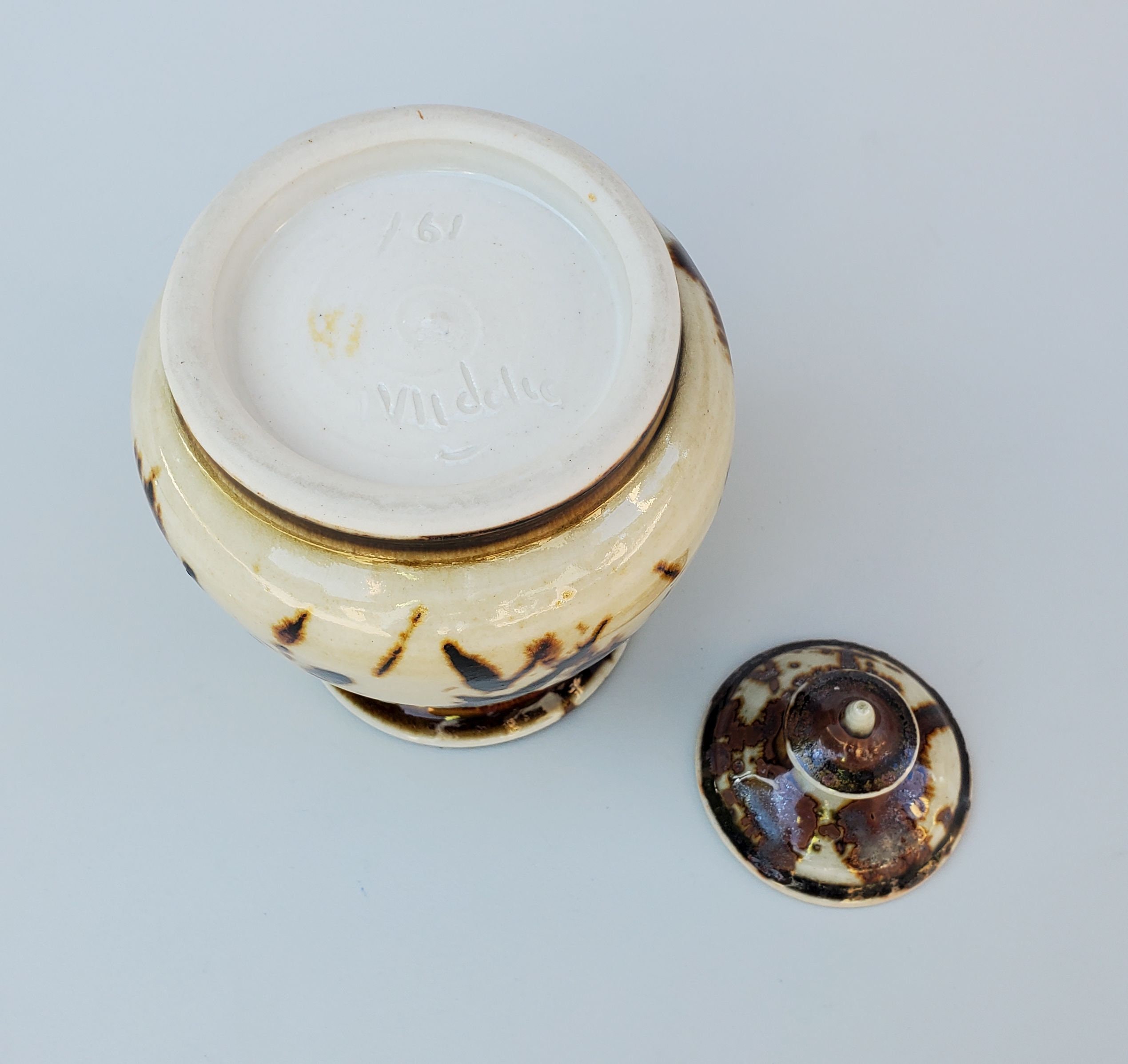 Louis Mideke Decorated Studio Pottery Covered Jar Signed - Etsy
