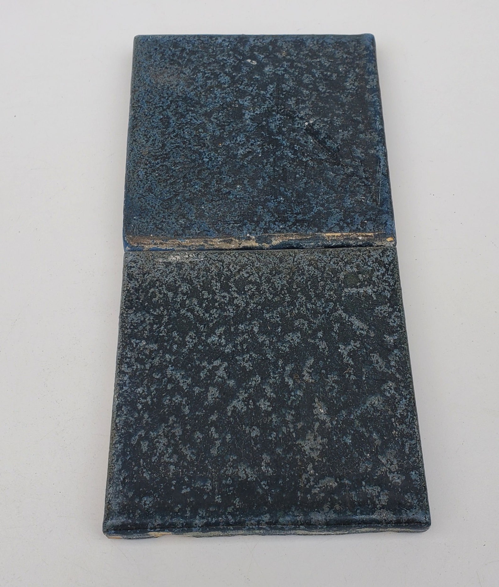 Early Strobl Arts and Crafts Era Pottery Tiles Curdled Blue | Etsy