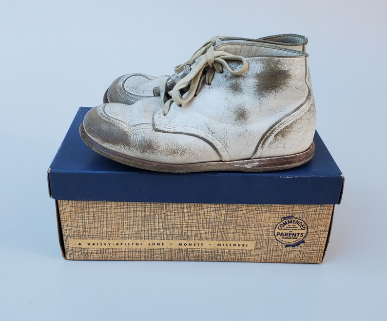 Vintage Jumping Jacks Childs Leather Shoes in Original - Etsy