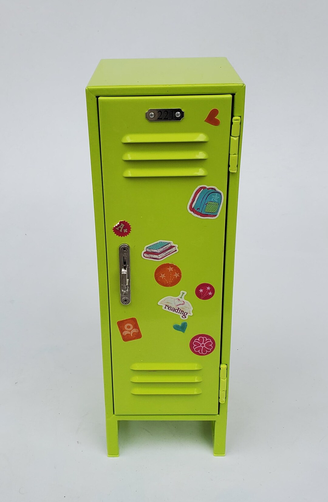 American Girl Doll Truly Me Lime Green Metal School Locker - With ...