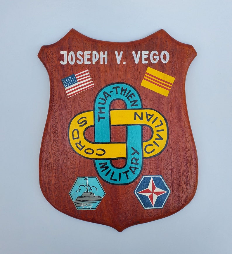 Vintage Vietnam Era Civilian Cords Plaque Thua Thien Region - Etsy