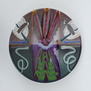 Matthew Patton Decorated Studio Pottery Charger Wall Hanger | Etsy