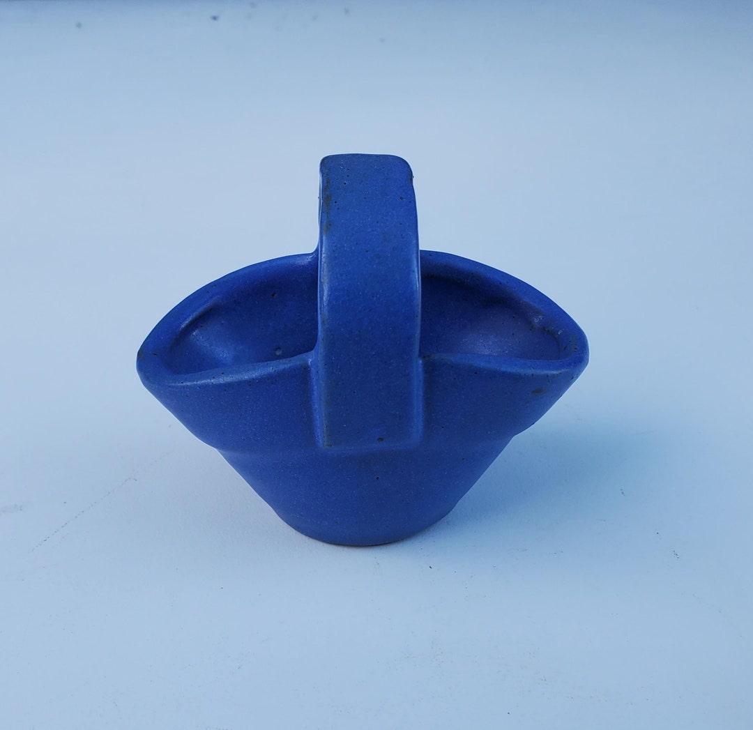 Rosemeade Pottery Mini Handled Pottery Basket - North Dakota Art ...