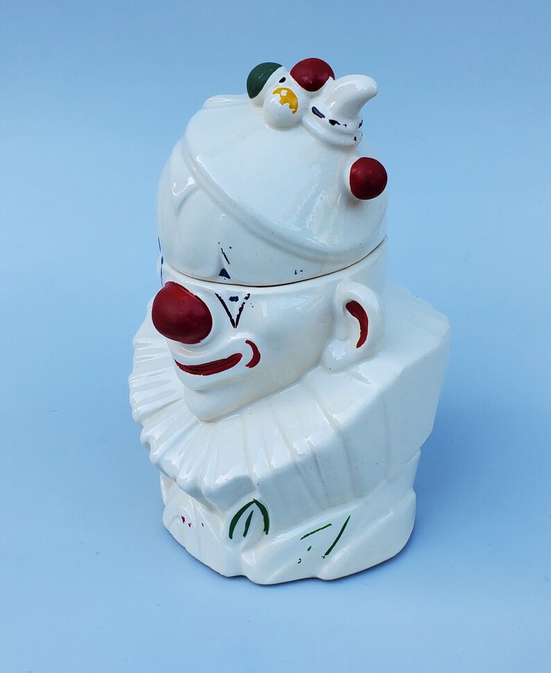 Vintage Mccoy Art Pottery Circus Clown Cookie Jar 1940's - Etsy