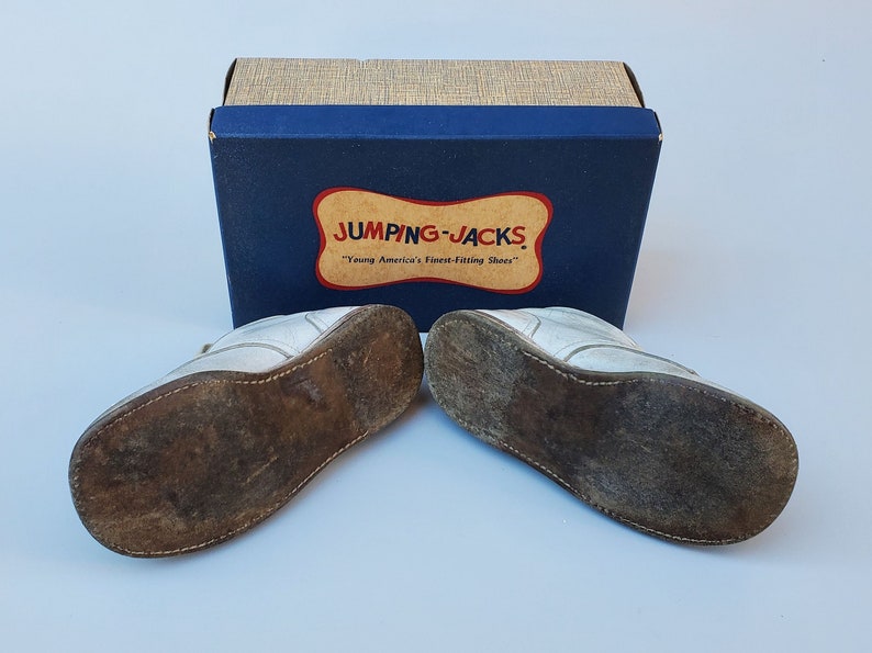 Vintage Jumping Jacks Childs Leather Shoes in Original - Etsy