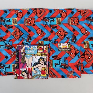 Super Hero's Fat Quarters - Marvel Comics Group - DC Comics - Spider ...