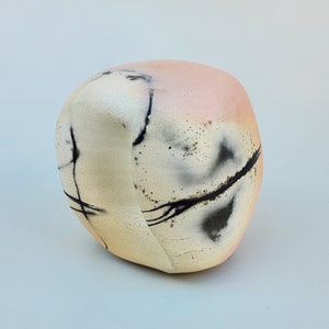 Richard Mahaffey Northwest Studio Pottery Saggar Fired Raku Sculptural ...